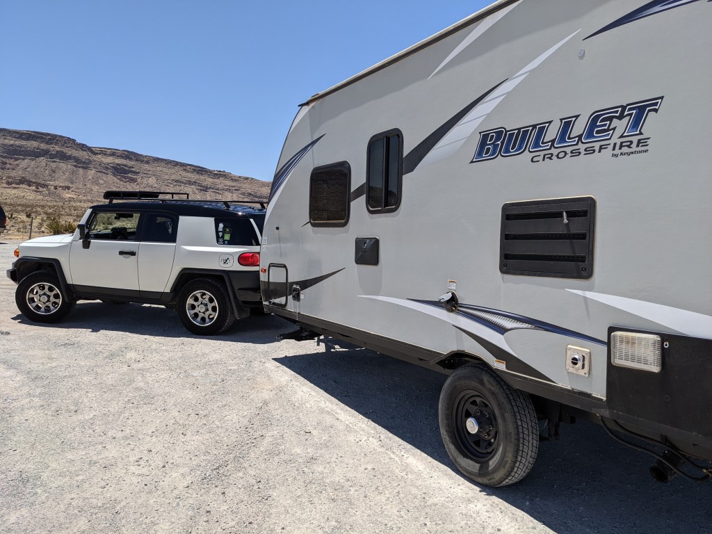 Wordless Wednesday | Backing Up the RV With Samson, the FJ Cruiser ...