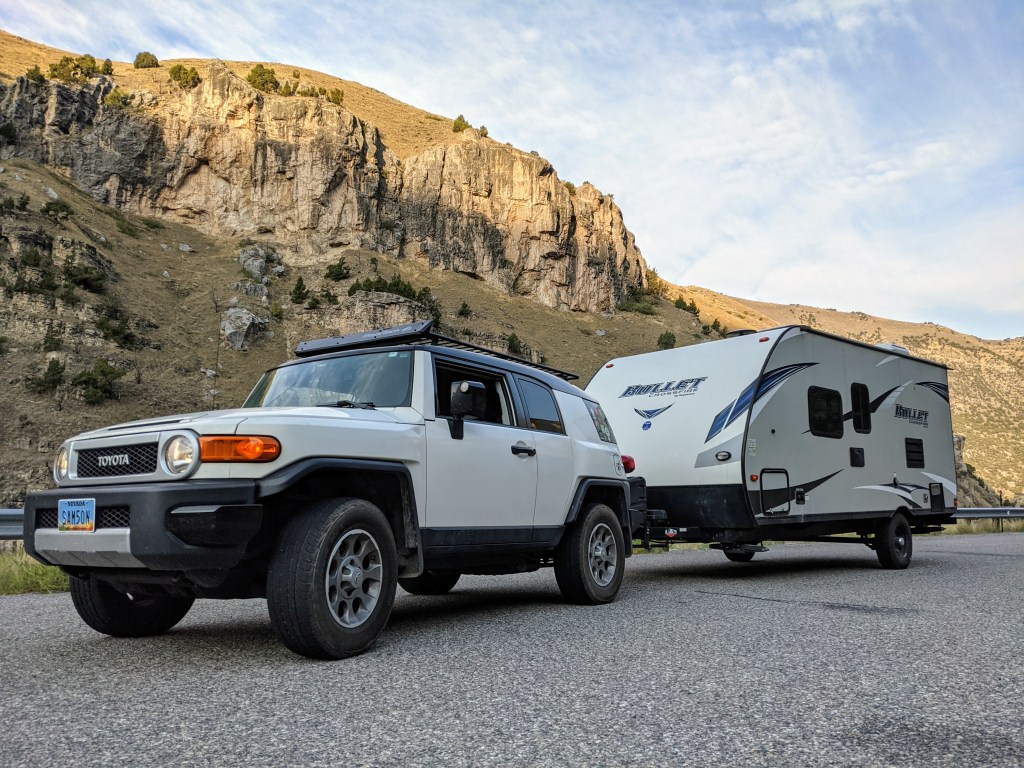 Wordless Wednesday | Towing With the FJ Cruiser Through Wind Canyon, WY ...